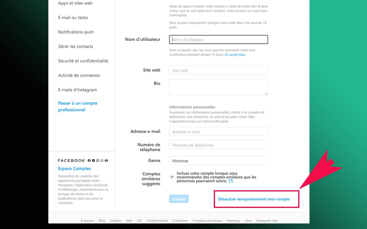 Comment desactiver un compte insta - Blaujournal Comment desactiver un compte insta - Blaujournal