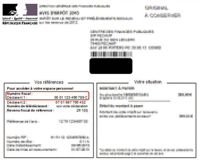Comment Avoir Son Numero Fiscal Portail Parisien
