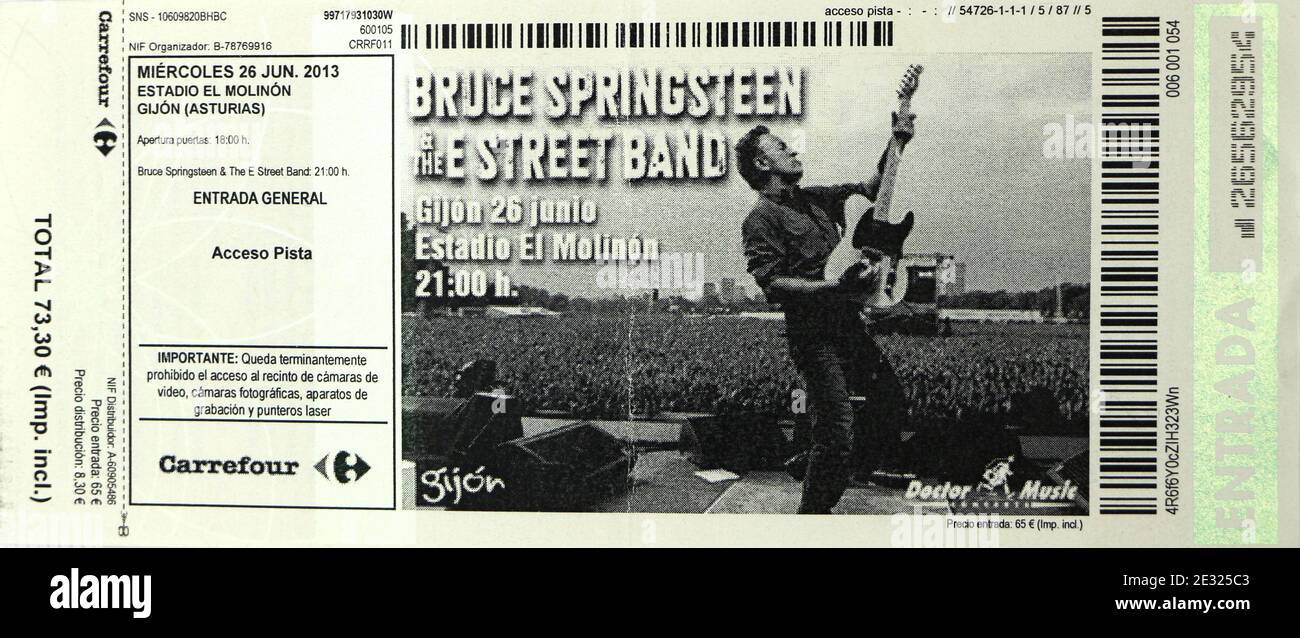 Billet concert bruce springsteen - Blaujournal